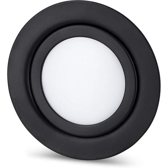 Spot LED fin-Encastrable-Entièrement en métal-IP44-12 V-4 W-350 lm-Mini ...