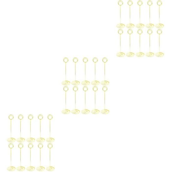 30 PCS 220mm Porte-formes rondes Art Creative Iron Art Mémo Clips ...
