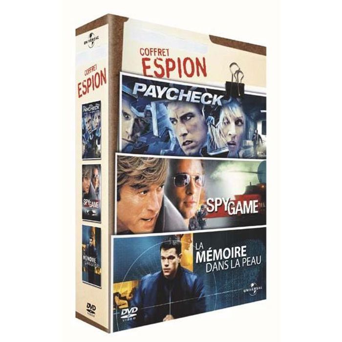 DVD Coffret espion : spy game / paycheck / memo... - Cdiscount DVD