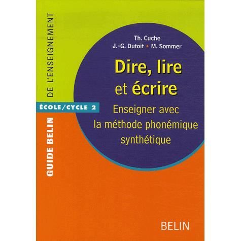 Dire, lire et écrire - Cdiscount Librairie