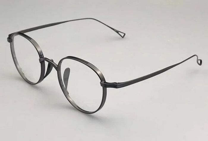 Monture de lunettes en titane pur fait à la main,style japonais,rétro ...