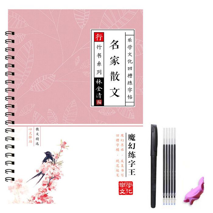 Cahier de calligraphie à stylo avec caractères chinois,pratique de la ...