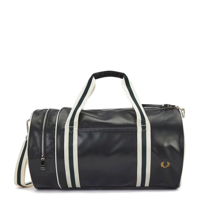 Fred Perry Classic Barrel Bag, Sac unisexe vert nuit/Écru - Cdiscount ...