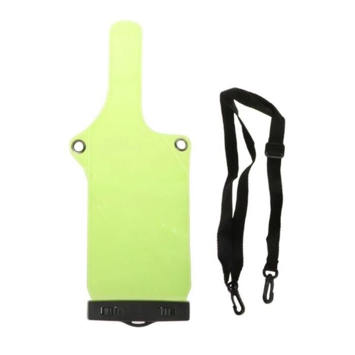 Vert-Juste de protection étanche pour talkie walperforé, radio ...