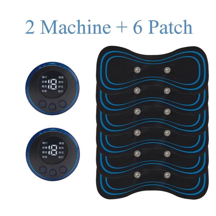 2 Patch machine 6-Mini masseur électrique à impulsions pour le cou ...