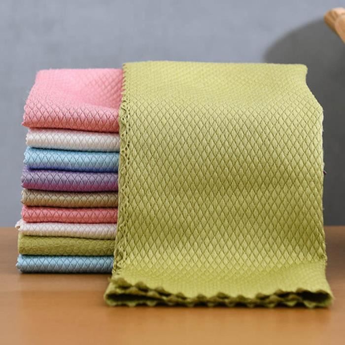 Torchon-essuie-main,Lot de 5 chiffons anti-graisse pour la cuisine ...