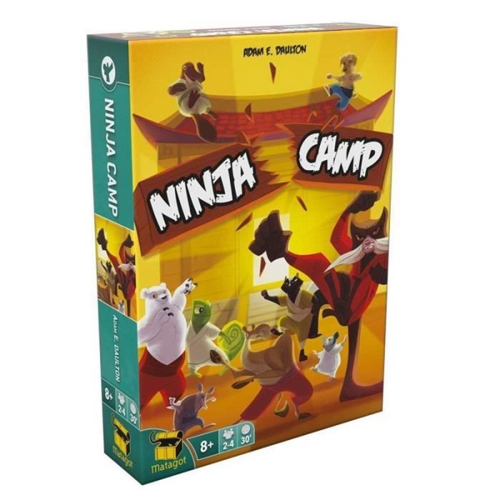 Jeu de société - NINJA - Ninja Camp - Mixte - Jaune - 8 ans - 30 min ...