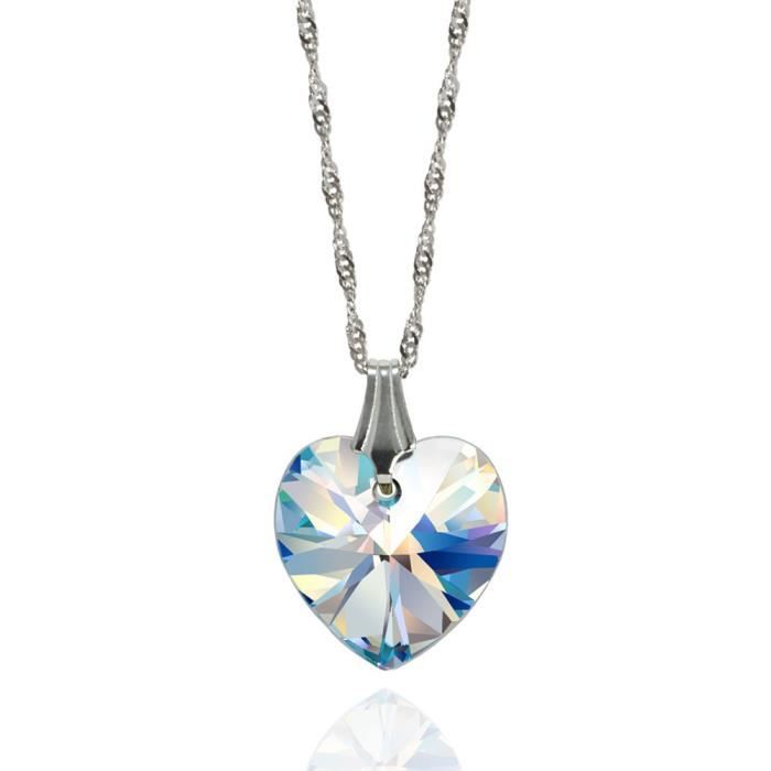 Collier SWAROVSKI ELEMENTS & Argent 925 - Achat / Vente sautoir et ...