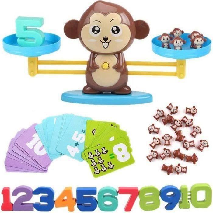 Jeu de balance de singe apprentissage des mathématiques jeu mathematic ...