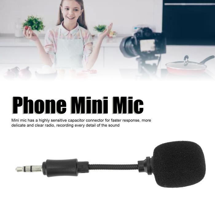 ETO- Téléphone Mini Microphone Mini Microphone Flexible à Condensateur ...