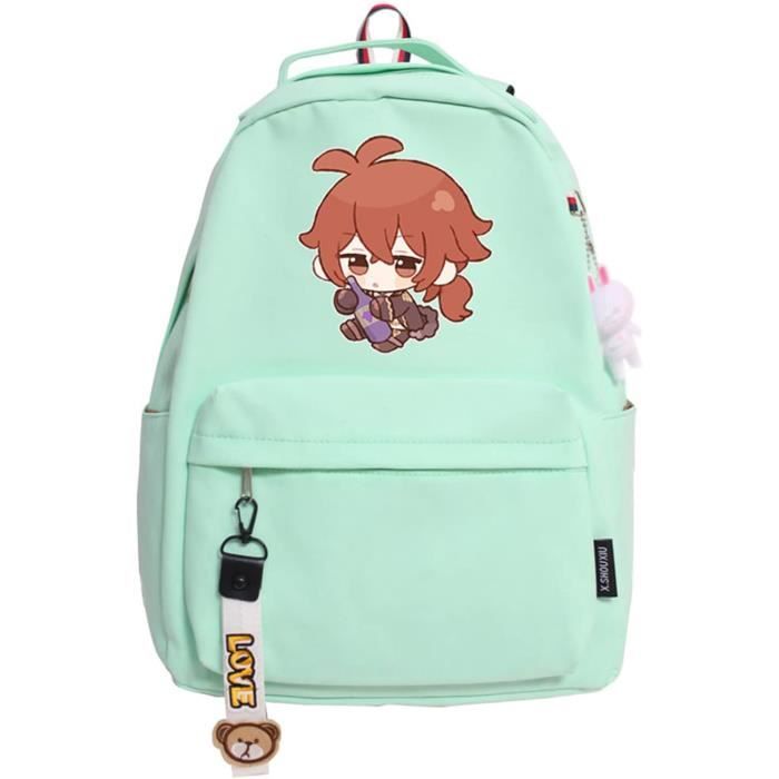 Anime Genshin Impact Sac À Dos Venti Diluc Daypack Fischl Bookbag ...