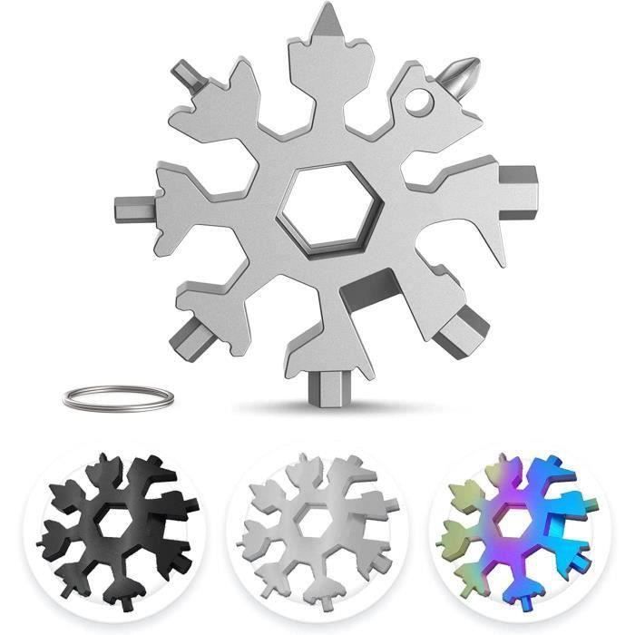 Star-Lot de 3 Outil Multifonction Flocon de Neige 18 en 1 en Acier ...