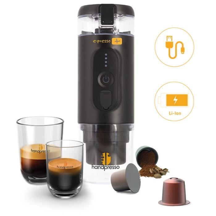 Cafetiere portable HANDPRESSO E-Presso+ 21710 - machine a cafe portable ...