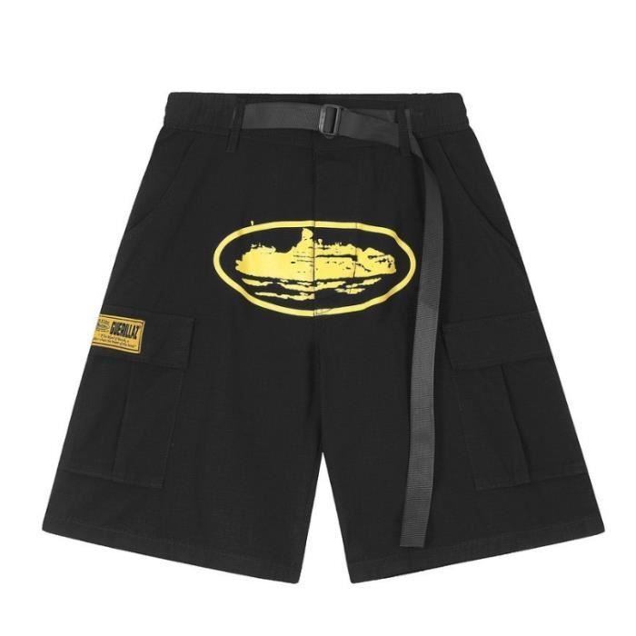 Short Cargo Y2K Rétro Américain Short Hip Hop pour Homme Imprimé avec ...