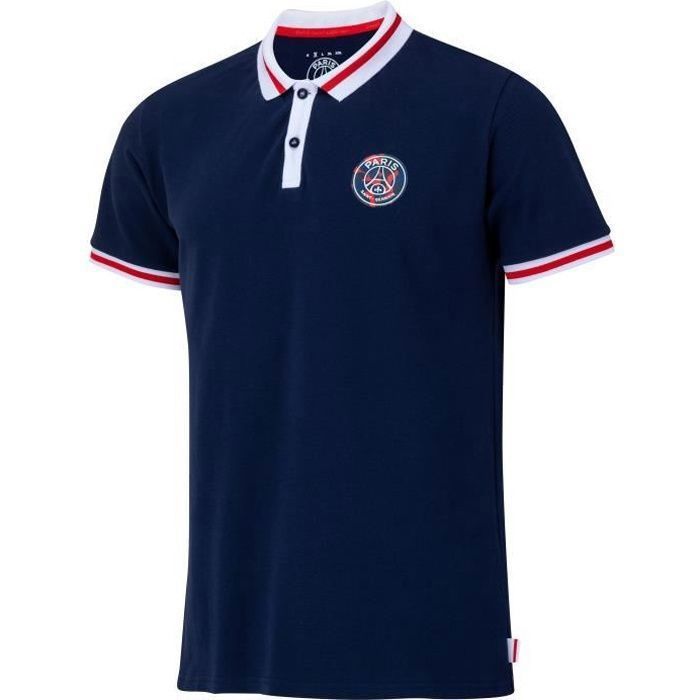 Polo - Paris Saint Germain - Collection officielle - Bleu - Manches ...