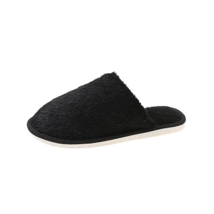 Pantoufle décontracté Femme Nouveau design épais chaud et confortable ...