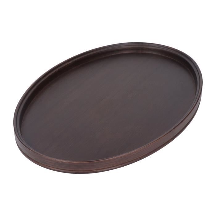 Omabeta plateau à thé en bambou Plateau rond en bambou, plateau de ...