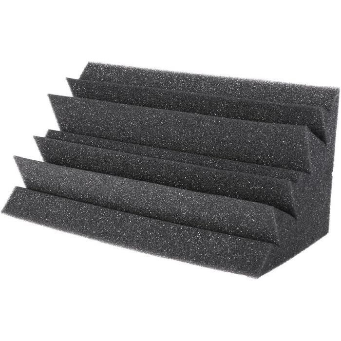 Mousse acoustique 25 x 12 x 12 cm, mousse insonorisante pour coin de la ...