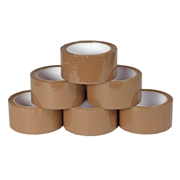 BIGtec - Lot de 6 rouleaux de ruban adhésif - Dimensions standard ...