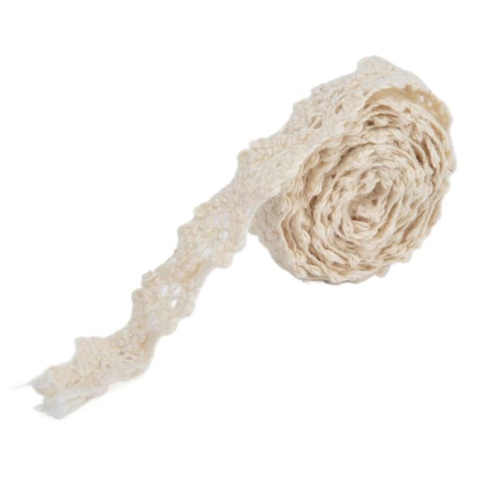 SURENHAP Ruban de dentelle Ruban en dentelle de 20 Yards, 1.5cm de ...
