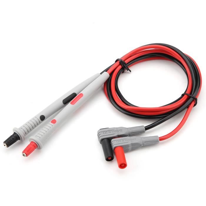 Cordon de test SURENHAP P1503D - filaire - blanc - multimètre - embouts ...