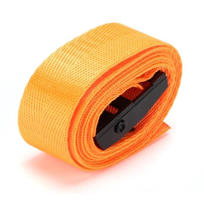 VINGVO sangle en nylon avec boucle Sangles d'arrimage Orange 25mm, 2 ...