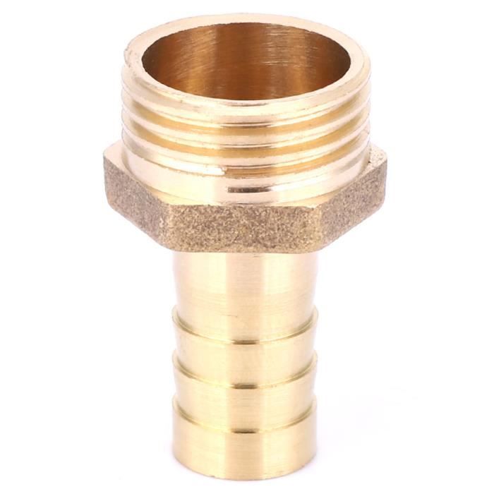 YOSOO Connecteur de barbe 5 pièces G1/2 filetage mâle Barb connecteur ...