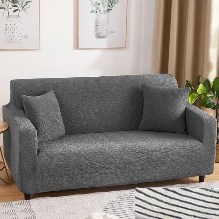 Housse de canapé 4 places, protège-canapé universel, serviette de ...