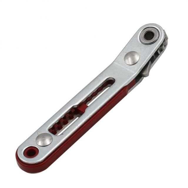 CLE A MOLETTE,Elbow--Mini clé à cliquet bidirectionnelle 1-4 "(6.35mm ...