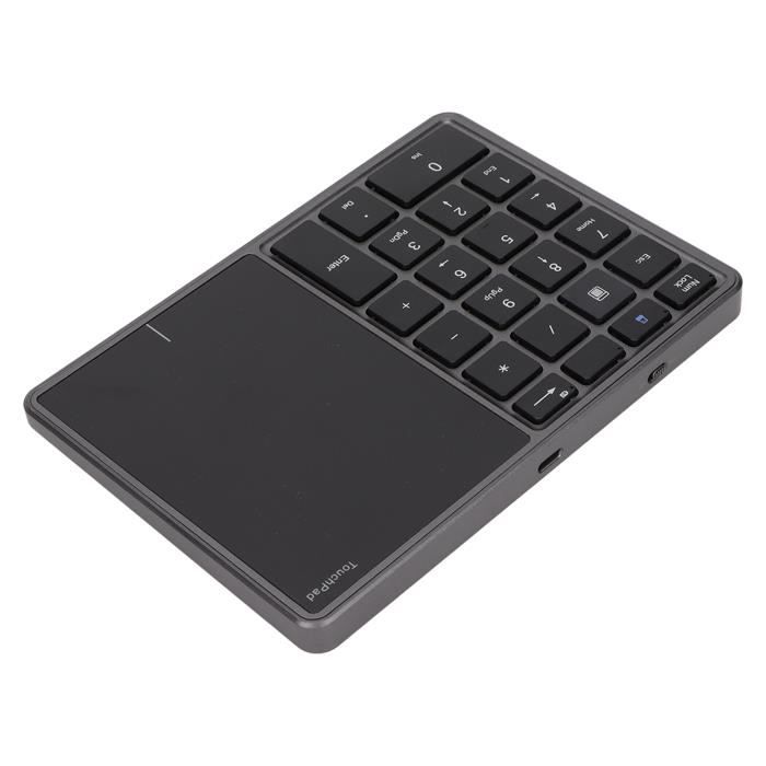 ZJCHAO Number Keypad, Touchpad Design Dual Mode Connection Wireless ...