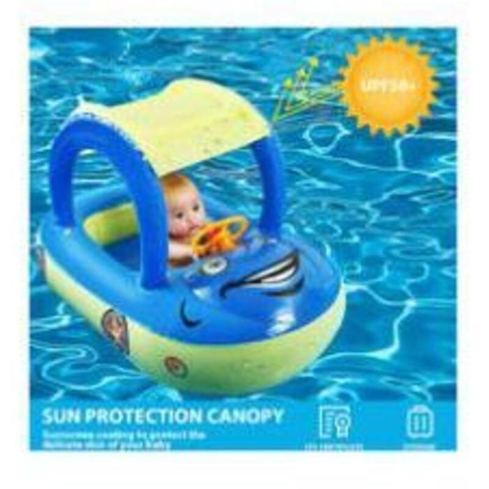 SABIR Flotteur de piscine gonflable pour bébé avec auvent siège de ...
