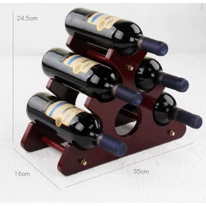 Casier À Vin - Wine Rack - En Bois Autoportant Et Vin De Comptoir De ...