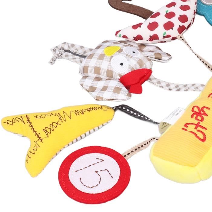 HOCHET Jouets suspendus pour bébé, tons pastel, extérieur exquis ...