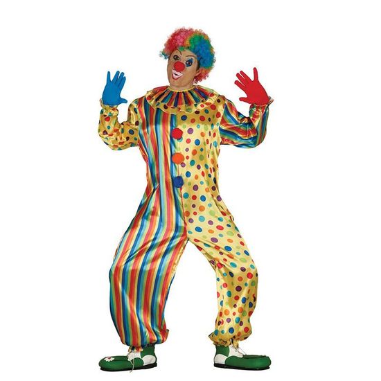 Déguisement de Clown Homme - Cirque - Jaune - Polyester - Cdiscount ...