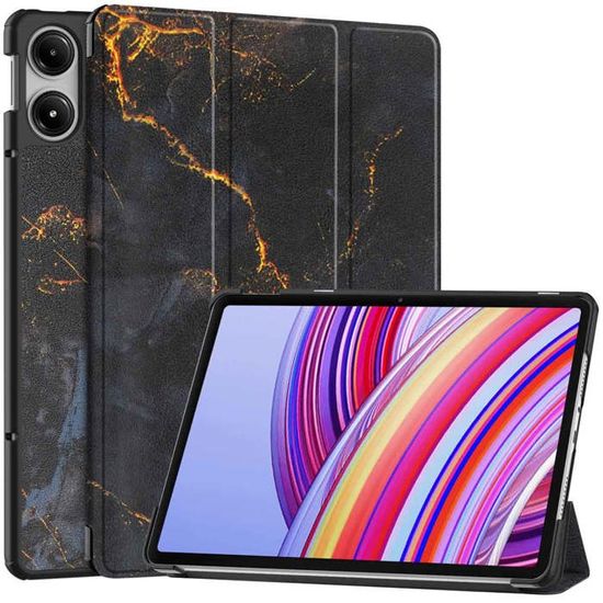 Coque tablette Design Trifold Xiaomi Redmi Pad Pro / POCO Pad Black ...