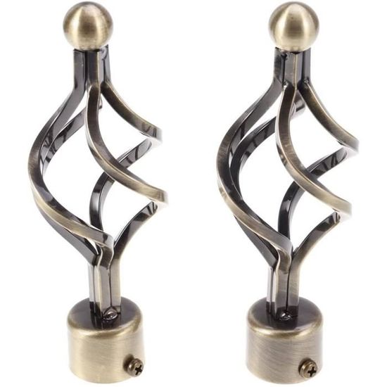 Embout Pour Tringle A Rideau Lot 2 Tringles À Rideaux Décoration Maison ...