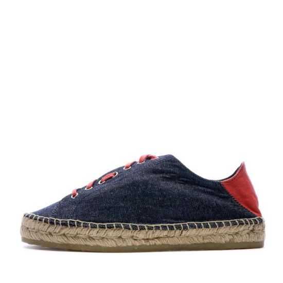 Baskets Homme CR7 Valencia - Marine/Rouge - Tige en toile - Semelle en ...