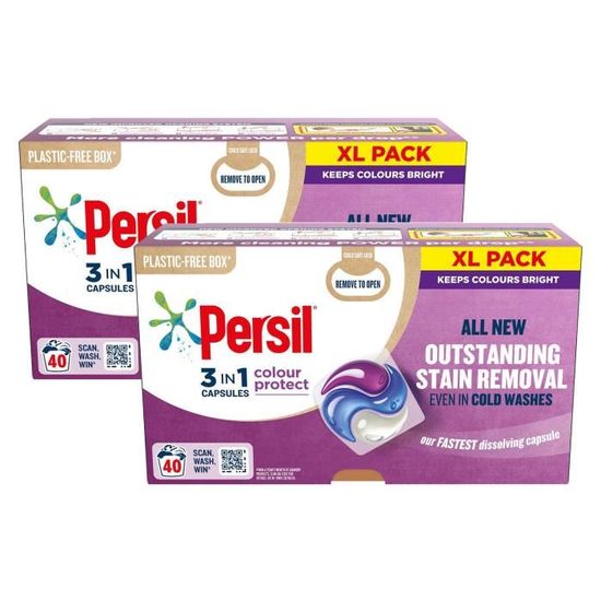 Persil 3 in1 Colour Protect Washing Capsules Effective in Cold Washes ...