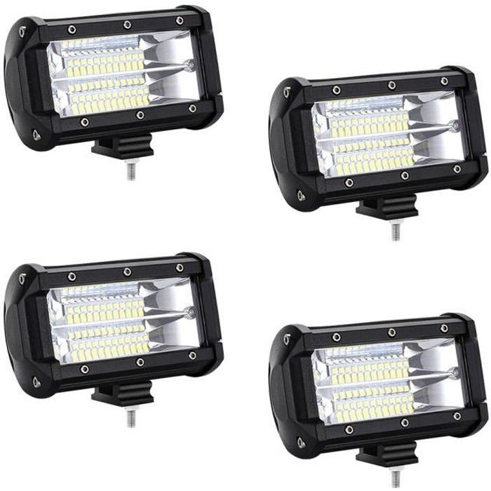 HENGMEI Projecteur Phare de Travail à LED Offroad 12V 24V Lumière ...