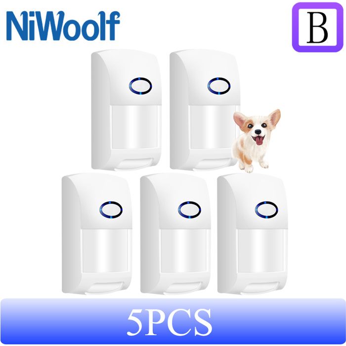 Détecteur infrarouge sans fil,25kg,433mhz,système d'alarme anti ...