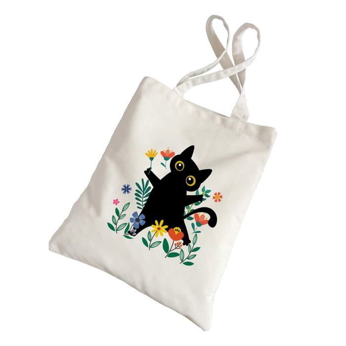 Sacs à main réutilisables à motif de chats animaux mignons, fourre-tout ...