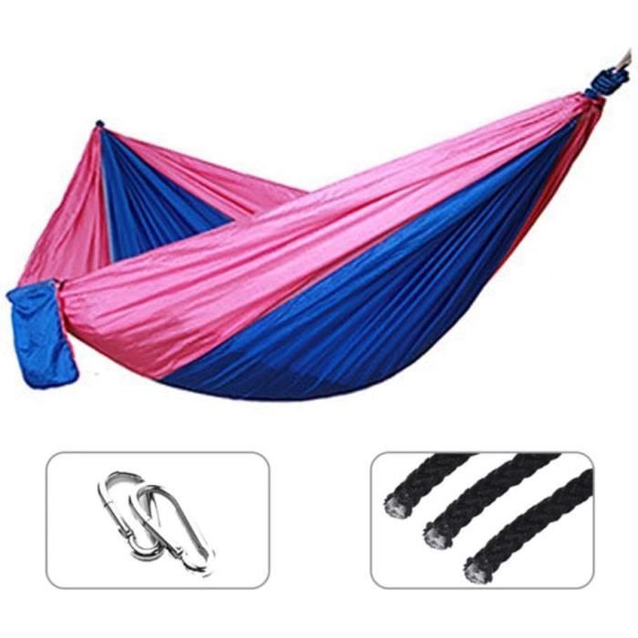 Hamac double en nylon 210T avec lit suspendu durable ultra-léger, lit ...