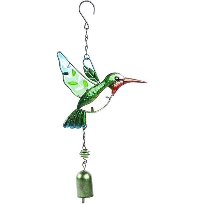Carillon Éolien Fait À La Main - Oiseau Vert - Mini Carillons Éoliens ...