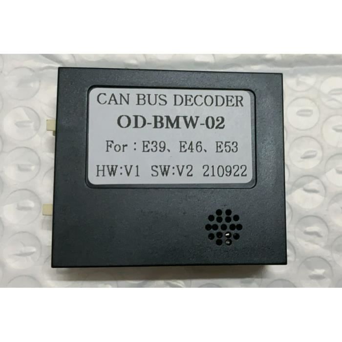 Câble,Autoradio Android OD-BMW-02, Canbus, décodeur, pour BMW E39, E46 ...