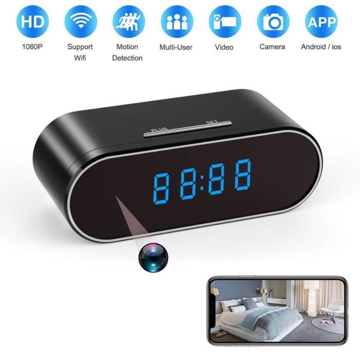 Caméra miniature,Mini caméra IP WiFi HD 1080P, Micro caméscope de Table ...