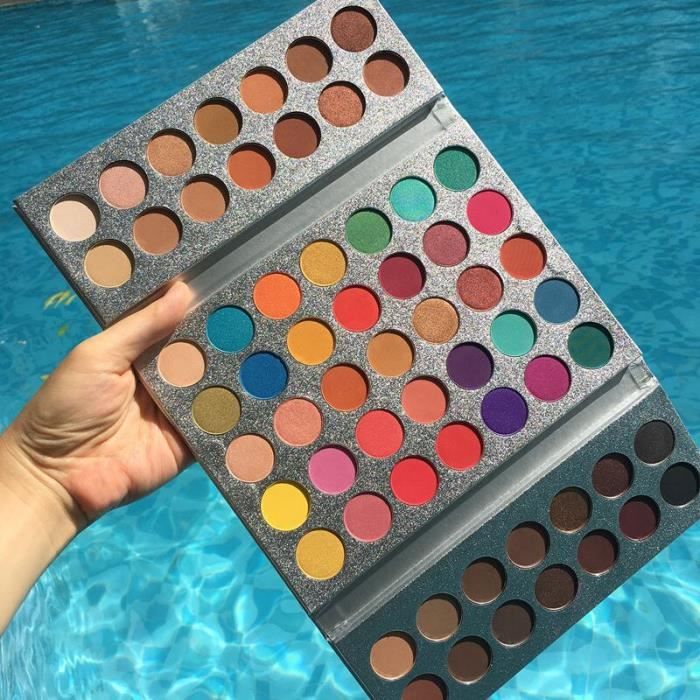 Beauty Glazed – Palette De Fards À Paupières De 63 Couleurs Pigment ...