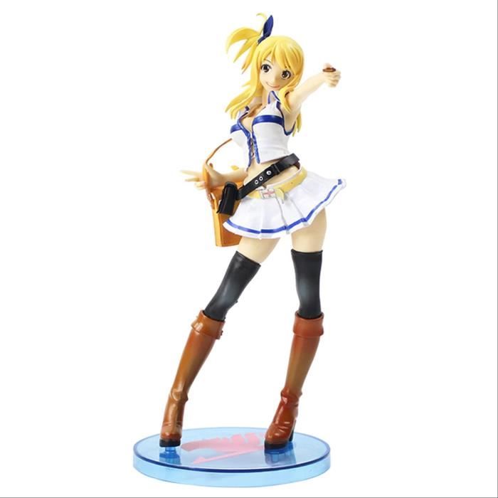 QWYU Fairy Tail Lucy Heartfilia Figurine peinte lchelle 17 en PVC pour ...