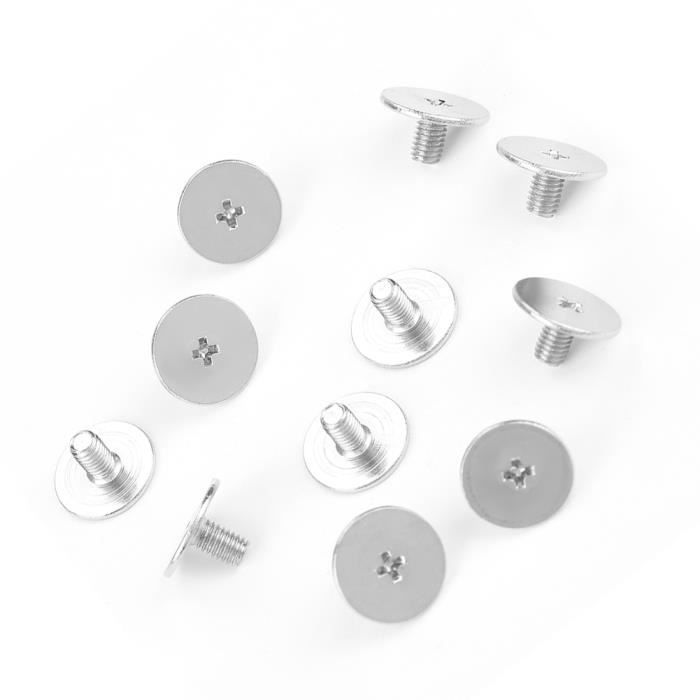 Cikonielf vis mécanique 100 pièces M3 vis de machine en acier au ...