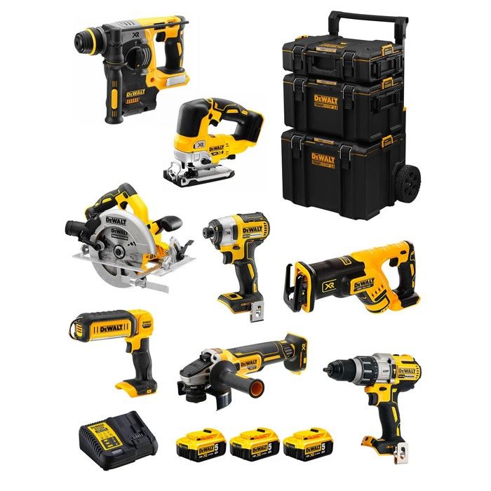 DeWALT Kit DWK805 (DCD996 + DCH273 + DCG405 + DCF887 + DCS334 + DCS367 ...