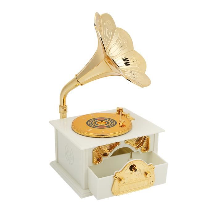 Boîte à Musique Rétro Gramophone Modélisation Boîte à Musique Vintage ...